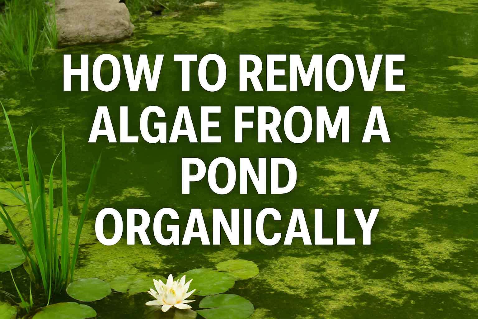BioGlobe - How to Remove Algae from a Pond Organically