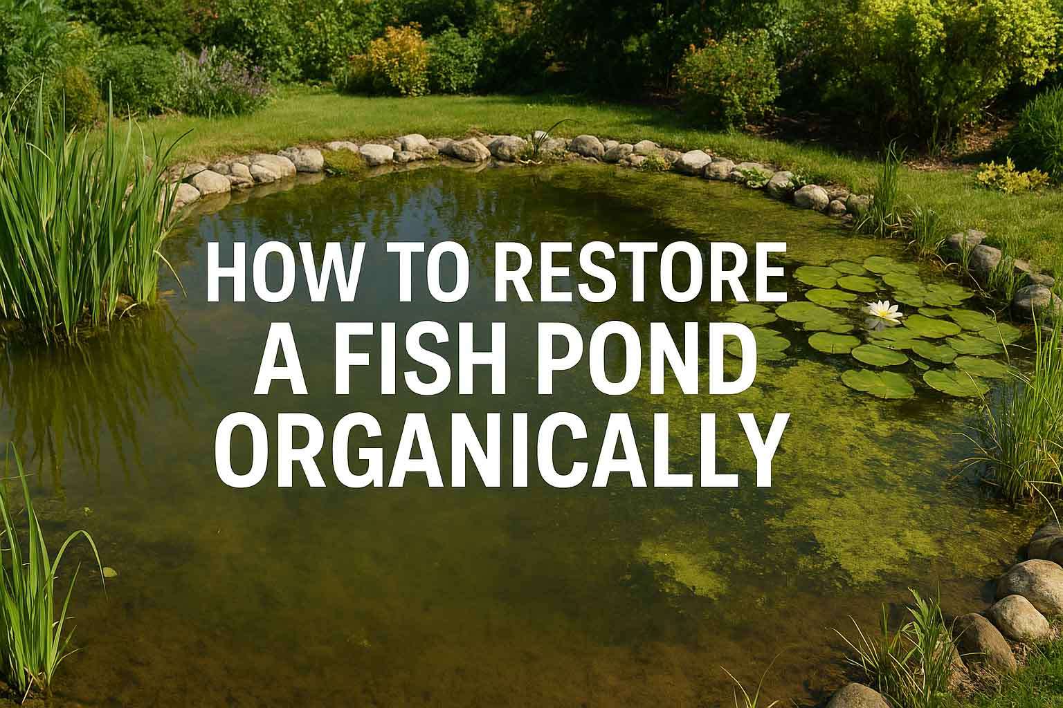 BioGlobe - How to Restore a Fish Pond Organically