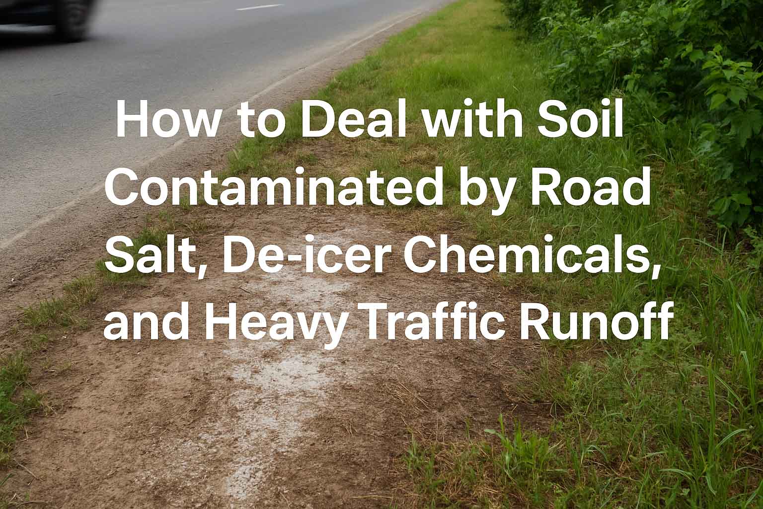 BioGlobe - How to Deal with Soil Contaminated by Road Salt, De-icer ...