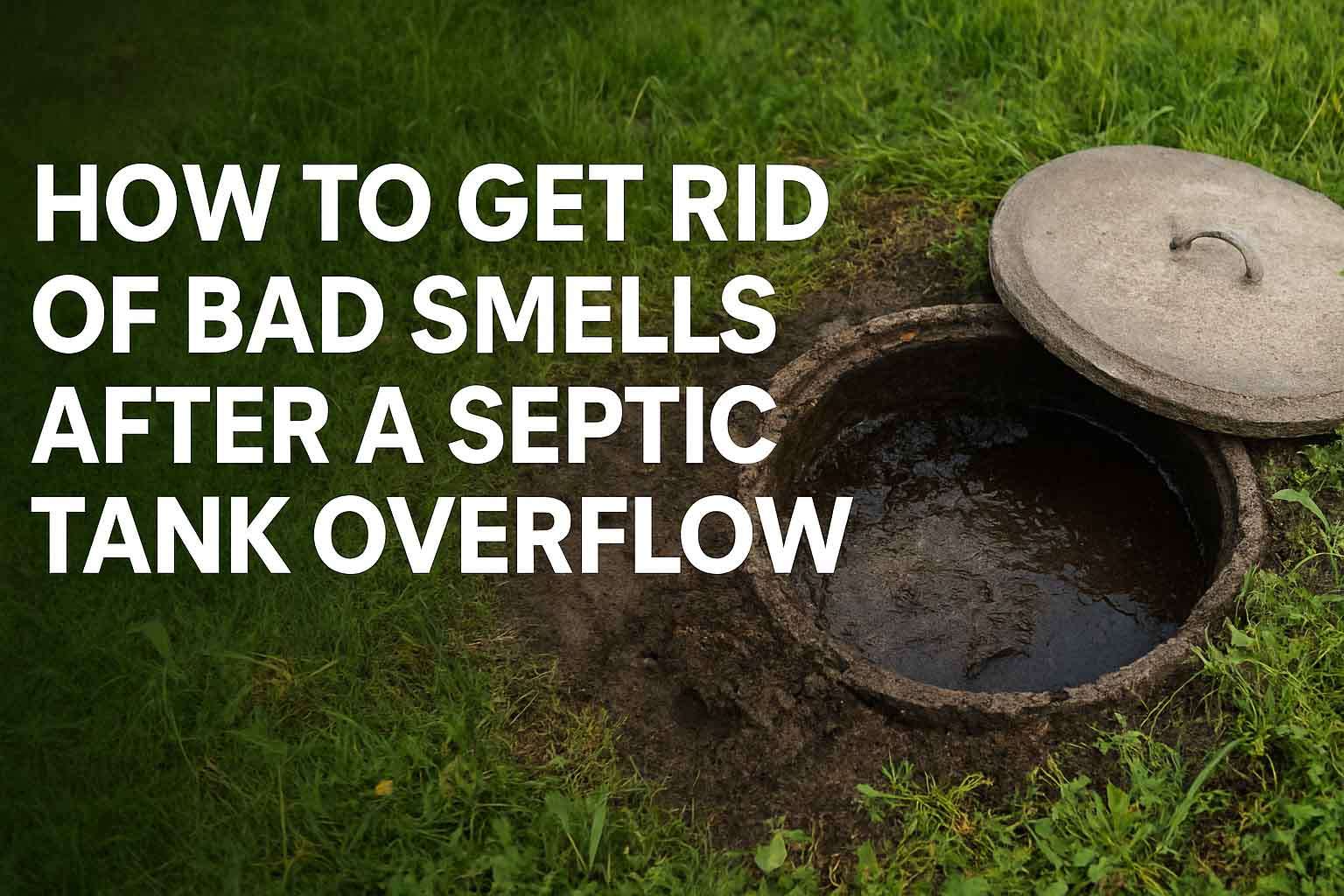 BioGlobe - How to Get Rid of Bad Smells After a Septic Tank Overflow